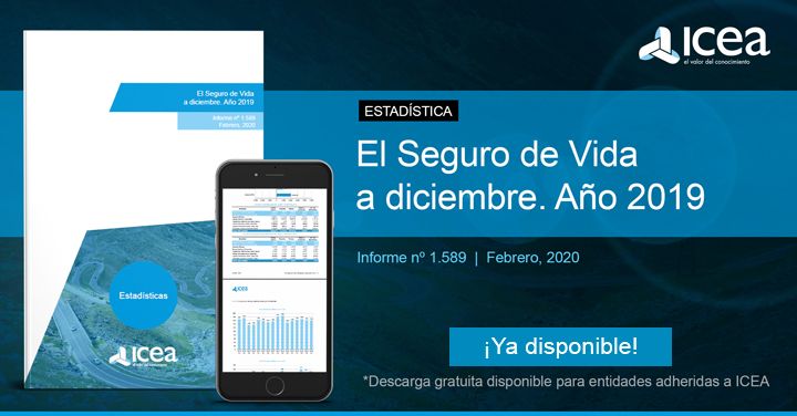 ICEA - El Seguro de Vida. Estadística a diciembre. Año 2019